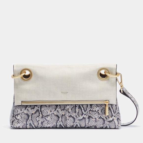 Hammitt | Bags | Hammitt Vip Montana Medium Daisy Snake Brushed Gold New | Poshmark